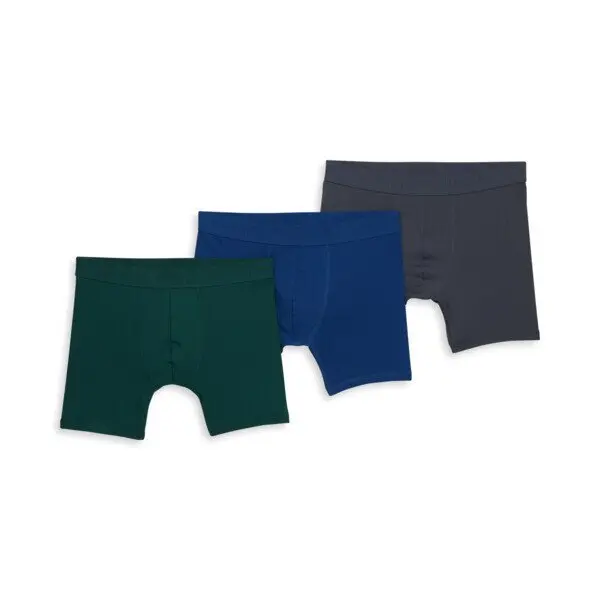 PUMA Soft Boxer Briefs 3 Pack - Green,blue