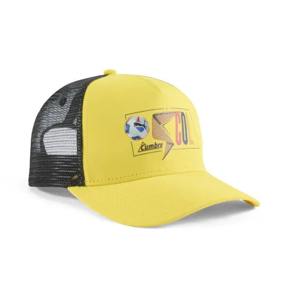 PUMA Conmebol Copa América 2024 Trucker Cap - Pelã© Yellow-col