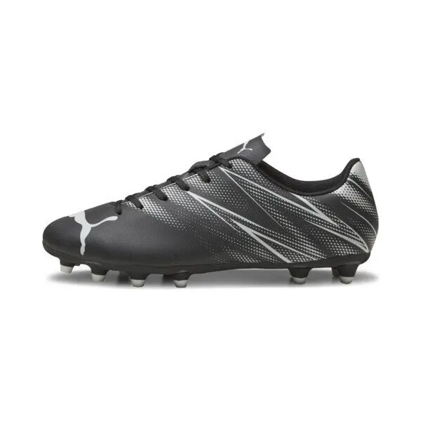 PUMA Attacanto Firm Ground/artificial Ground Soccer Cleats - Black-silver Mist