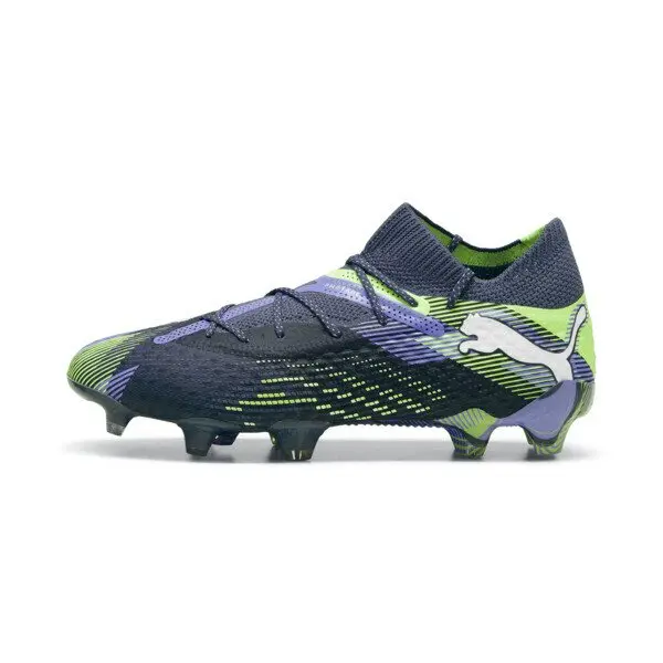 PUMA Future 7 Ultimate Fg/ag Soccer Cleats - Gray Skies- White-fizzy Apple
