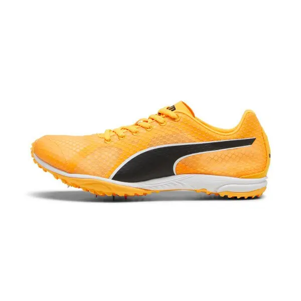 PUMA Evospeed Haraka 8 Track Spikes Shoes - Sun Stream- Black- White