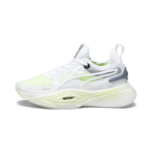 PUMA Pwr Nitro Squared Training Sneakers - White-speed Green