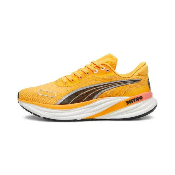 PUMA Magnify Nitro™ Tech 2 Running Shoes - Sun Stream-sunset Glow- White