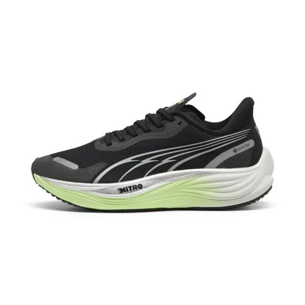 PUMA Velocity Nitro™ 3 Gore-tex® Running Sneakers - Black- Silver-fizzy Apple