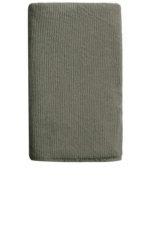 PARACHUTE Soft Rib Bath Towel In Green