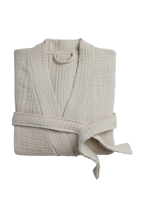 PARACHUTE Cloud Cotton Robe In Cream - Bone