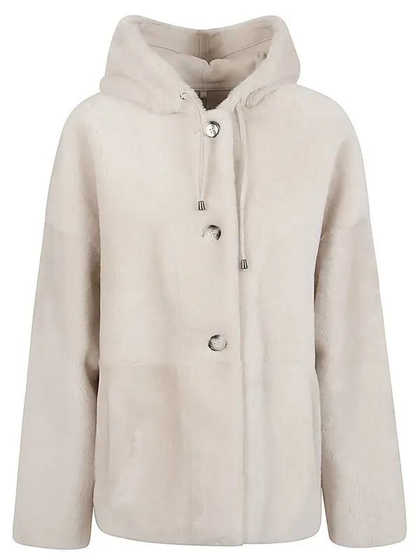 ENES Fur Hooded Jacket