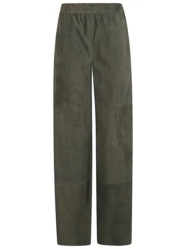 VIA MASINI 80 Suede Leather Trousers