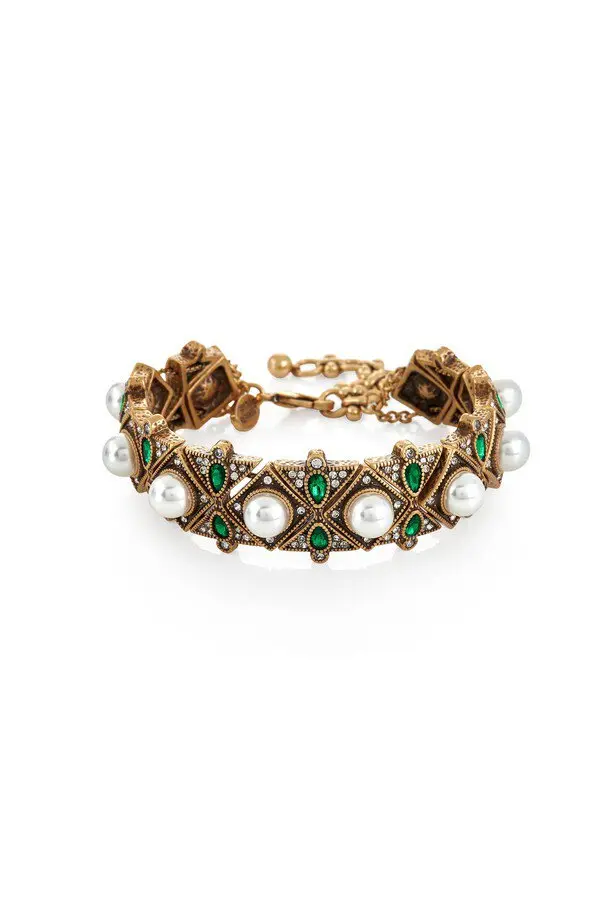 KENNETH JAY LANE Antique Bracelet With Pearls
