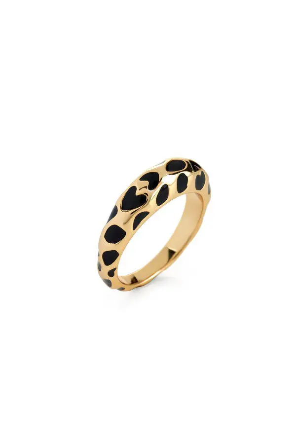 KENNETH JAY LANE Enamel Spots Ring