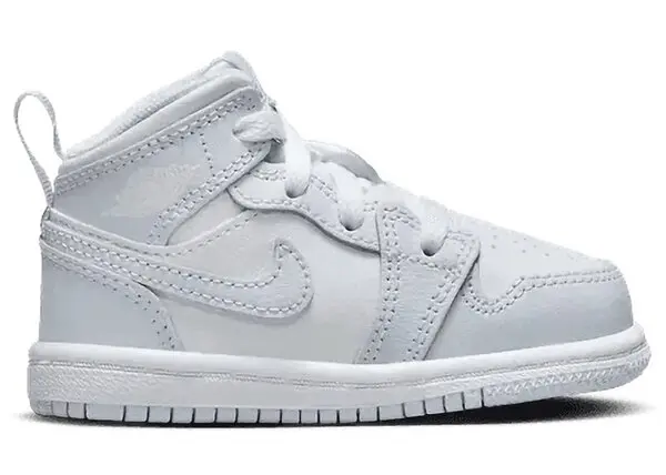 JORDAN 1 Mid High-top Sneakers - Cobalt Blue Bliss/neutral Grey/white