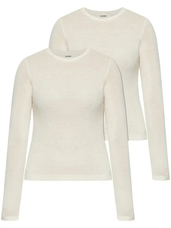 JIL SANDER Wool Top Set