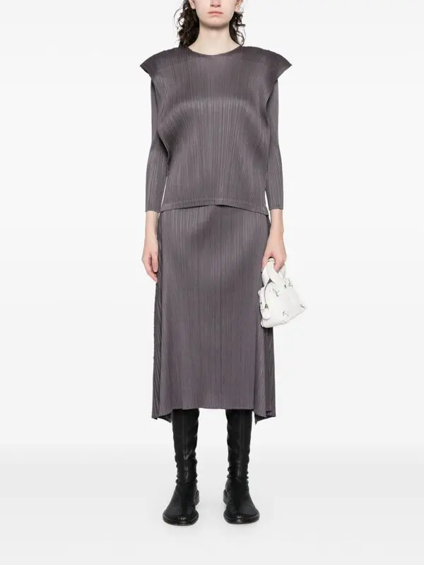 Issey Miyake Monthly Colors September Blouse - Purple