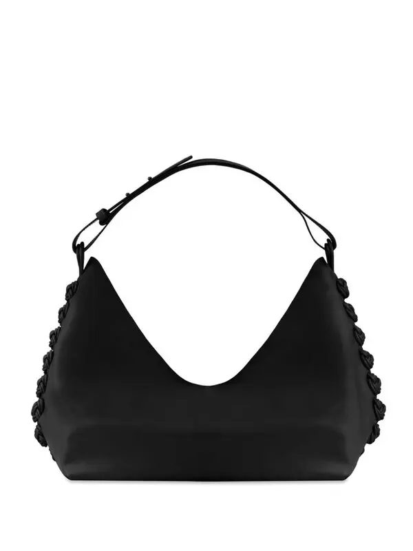 Shanghai Tang Rose Knot Tote Bag - Black