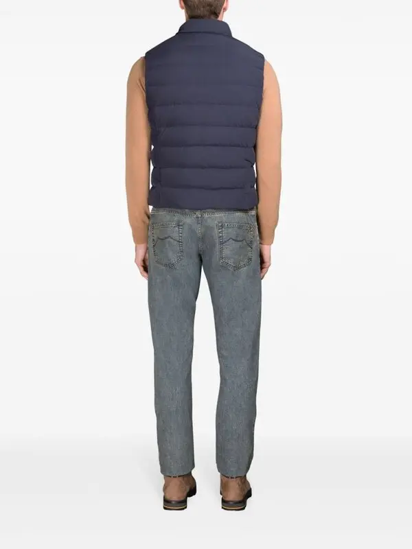 MOORER Oliver Gilet - Blue