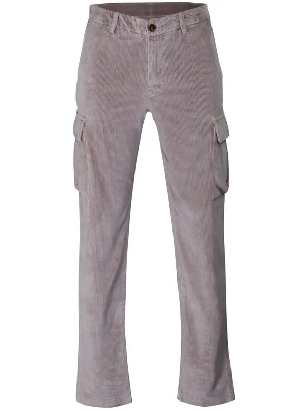 MOORER Corduroy Cargo Trousers