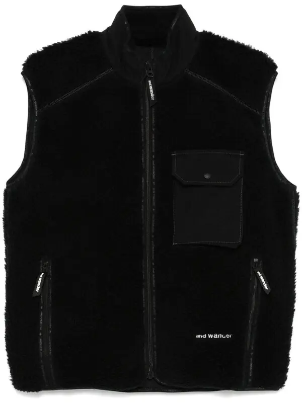 トップス and wander fleece vest black 1 And Wander Fleece Vest In Black - 36% Off | Editorialist
