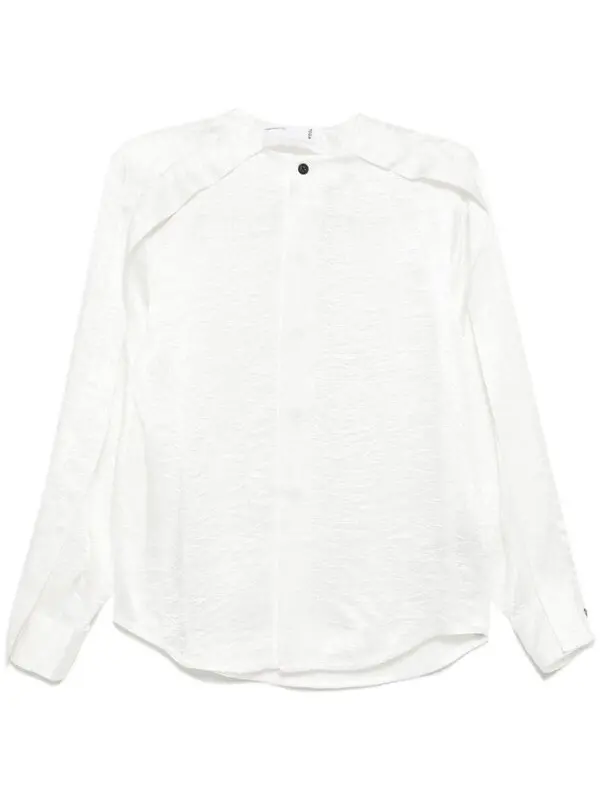 Toga Wrinkle Satin Blouse