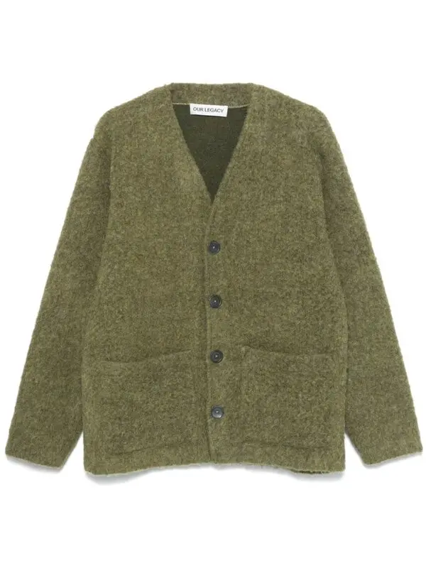 Our Legacy Brushed Cardigan - Green
