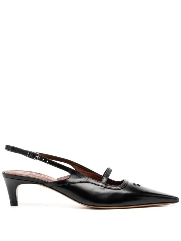 Maison Kitsuné Pointed-toe Slingback Pumps
