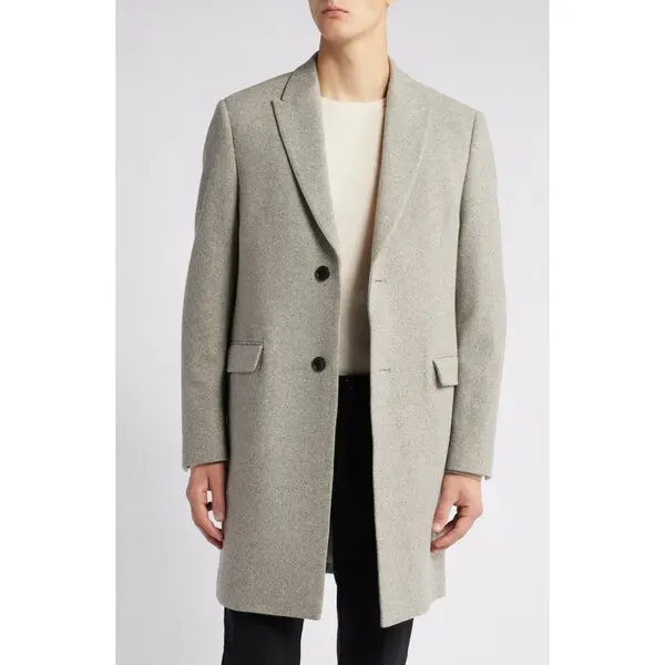 Cardinal Of Canada Sutton Herringbone Wool & Cashmere Coat