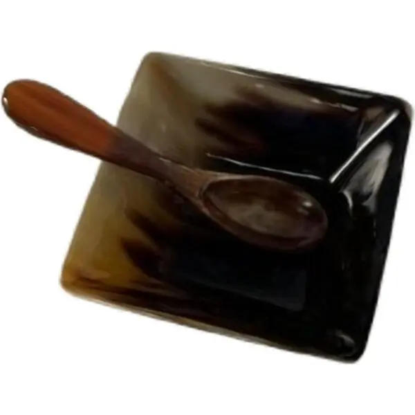MAADILI COLLECTIVE Horn Spice Bowl With Spoon