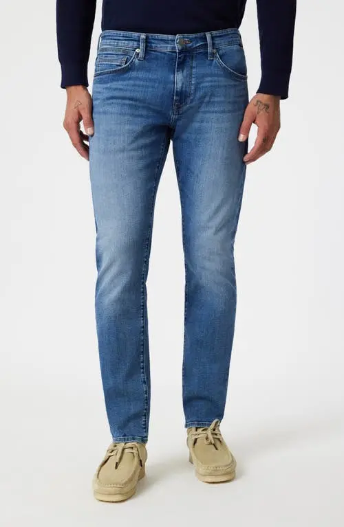 MAVI Jake Slim Fit Jeans - Mid Brushed Nashville