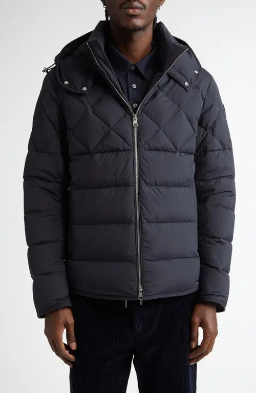Moncler Cecaud Quilted Down Jacket - Navy