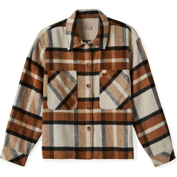 Brixton Bowery Plaid Flannel Shirt - Dark Denim