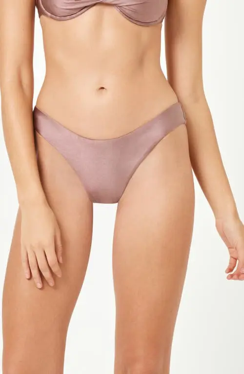 L*Space Rocky Classic Bikini Bottom - Smoky Quartz