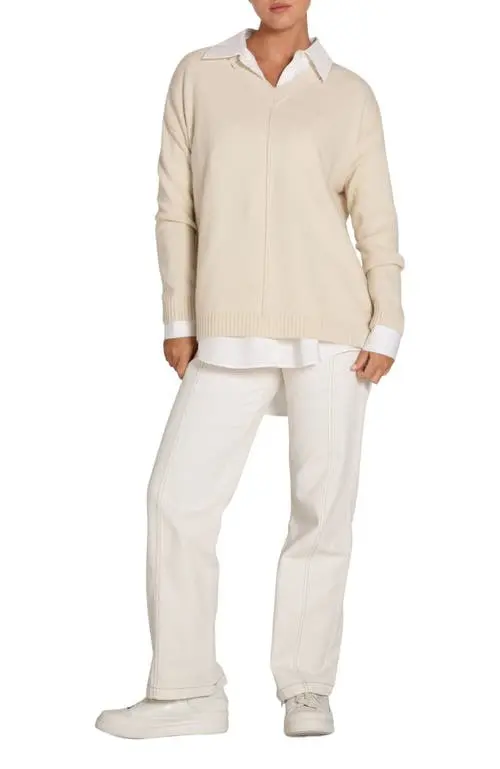 BELLE & BLOOM Wonder Of You Cashmere Blend Jumper - Cream