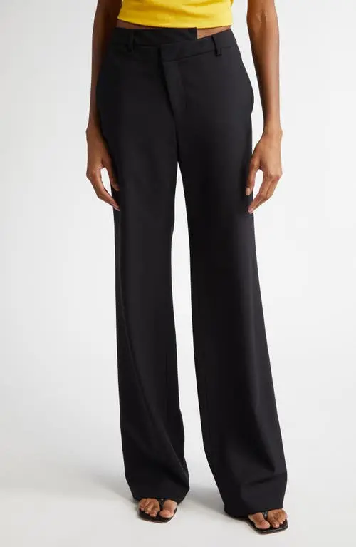 Monse Asymmetric Waistband Wool Trousers