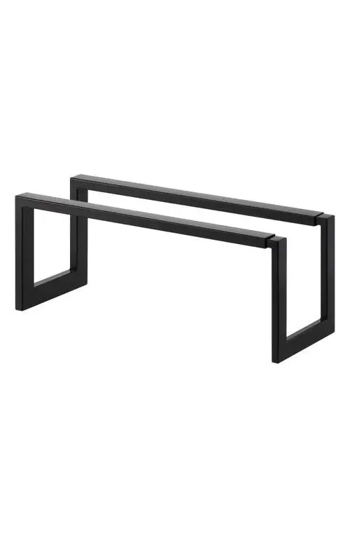 YAMAZAKI Adjustable Shoe Rack - Black