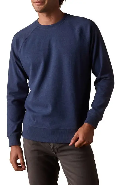 THE NORMAL BRAND Puremeso Everyday Crewneck Sweatshirt - Indigo Blue