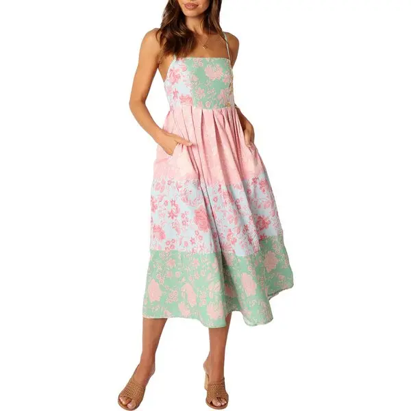 PETAL & PUP Shelby Floral Midi Sundress