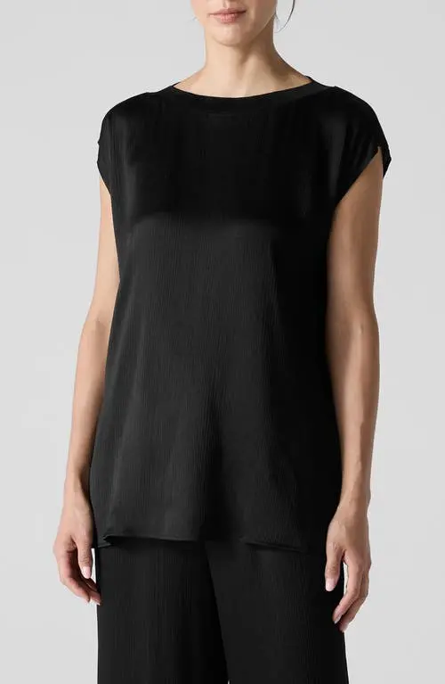 Eileen Fisher Silk Tunic Top