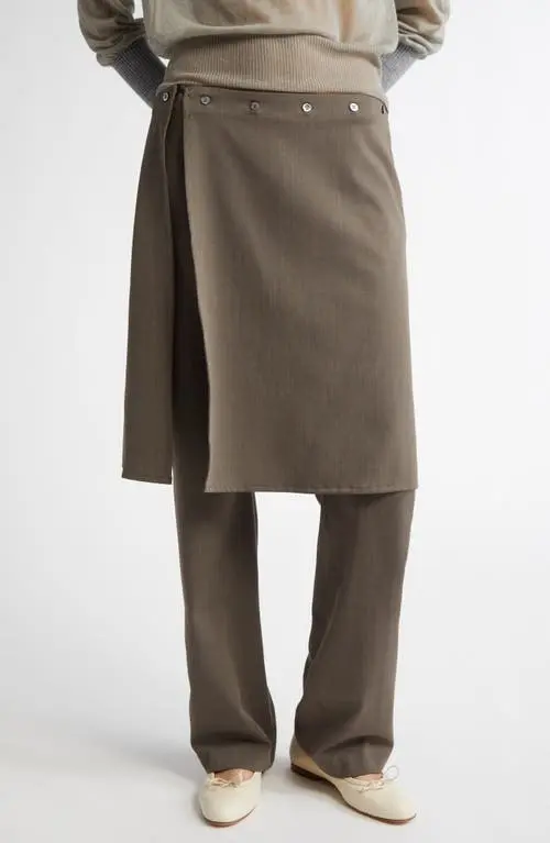 Paloma Wool Lander Straight Leg Pants With Skirt
