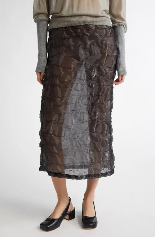 Paloma Wool Aoi Crinkled Midi Skirt