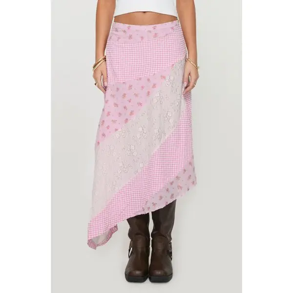 Princess Polly Rennar Mixed Print Skirt