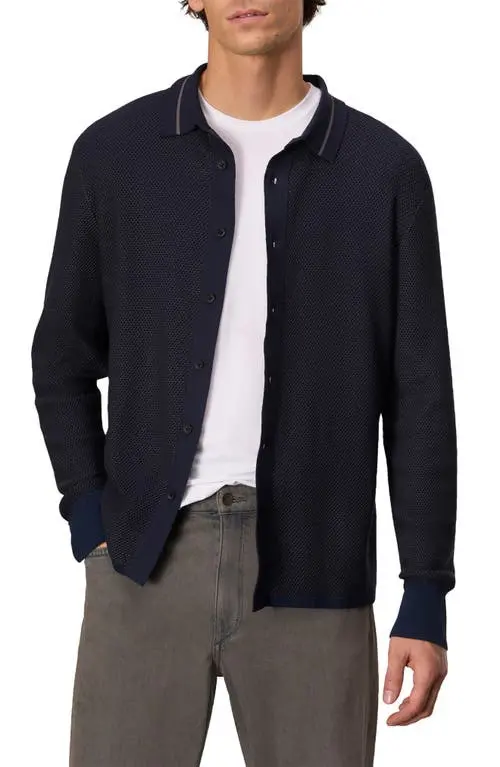Rag & Bone Harvey Piqué Button-up Shirt