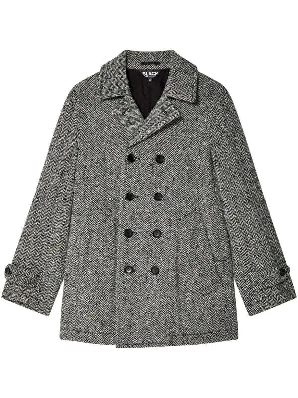 BLACK COMME DES GARÇONS Herringbone Coat