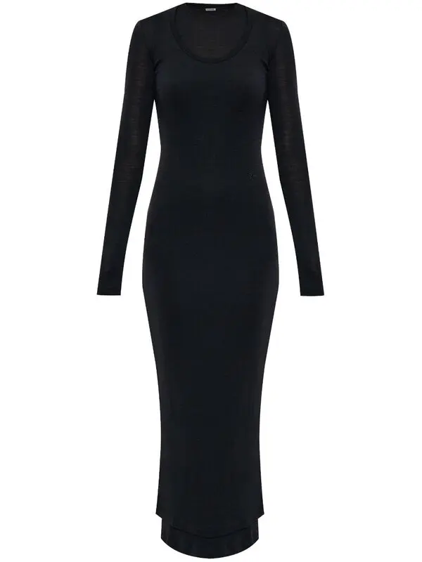 JIL SANDER Layered Wool Dress