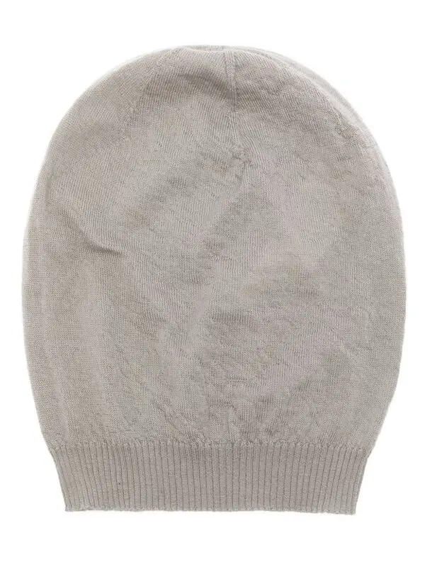 Rick Owens Cashmere Beanie - Grey | Editorialist