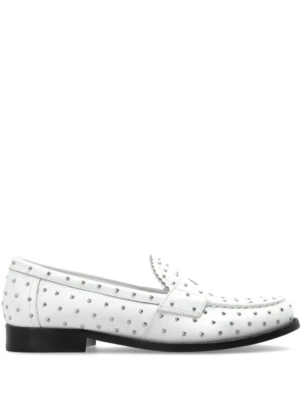 Tory Burch Leather Loafers - White