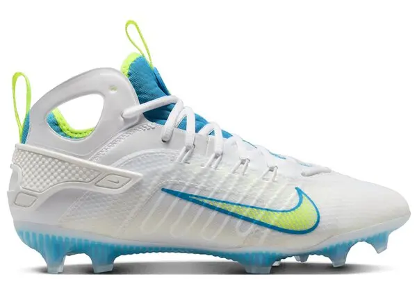 Nike Huarache Elite Mid Lax Se - White/vivid Blue/volt