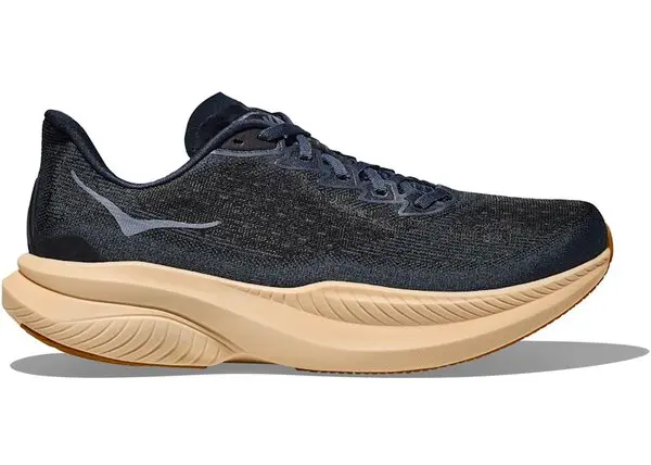Hoka One One Mach 6 Running Sneakers - Varsity Navy Blue/black