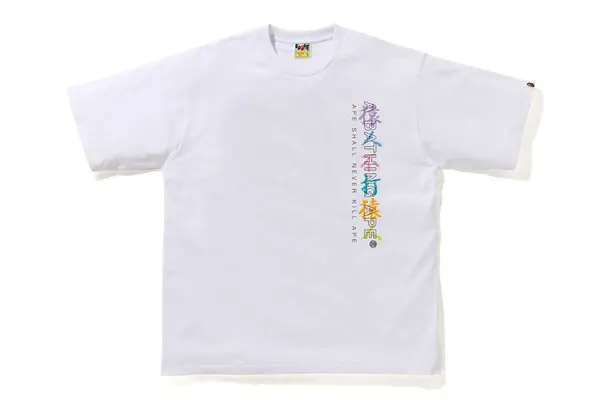 BAPE Camo Kanji Relaxed Tee Shirt - White