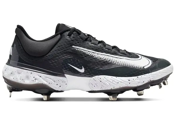 Nike Alpha Huarache Elite 4 Low Sneakers - Black/dark Smoke Grey/white