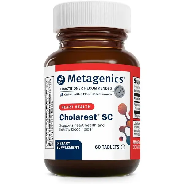 METAGENICS Cholarest Sc 60 Tablets