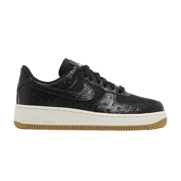 Nike Air Force 1 '07 Lx Ostrich Sneakers - Black